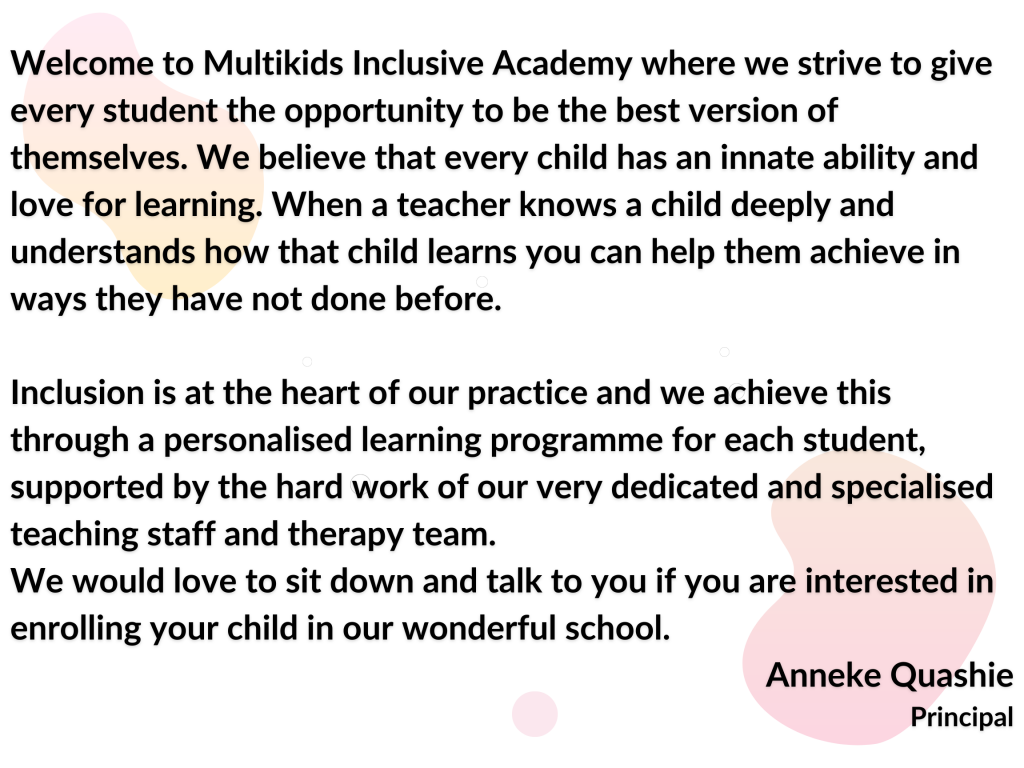 Multikids Inclusive Academy – The Website of Multikids Academy Ghana